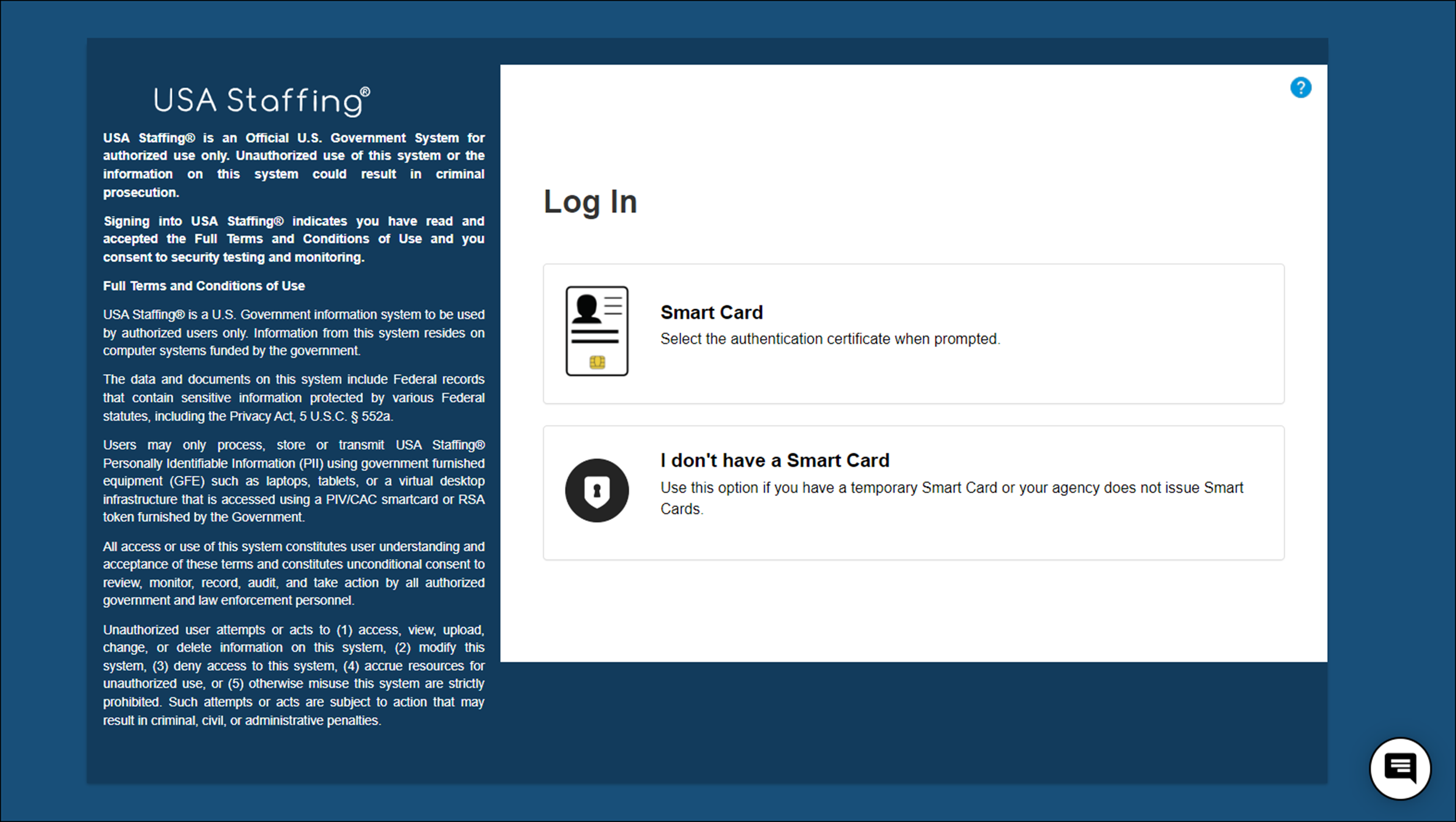 Login Overview – USA Staffing Online Help