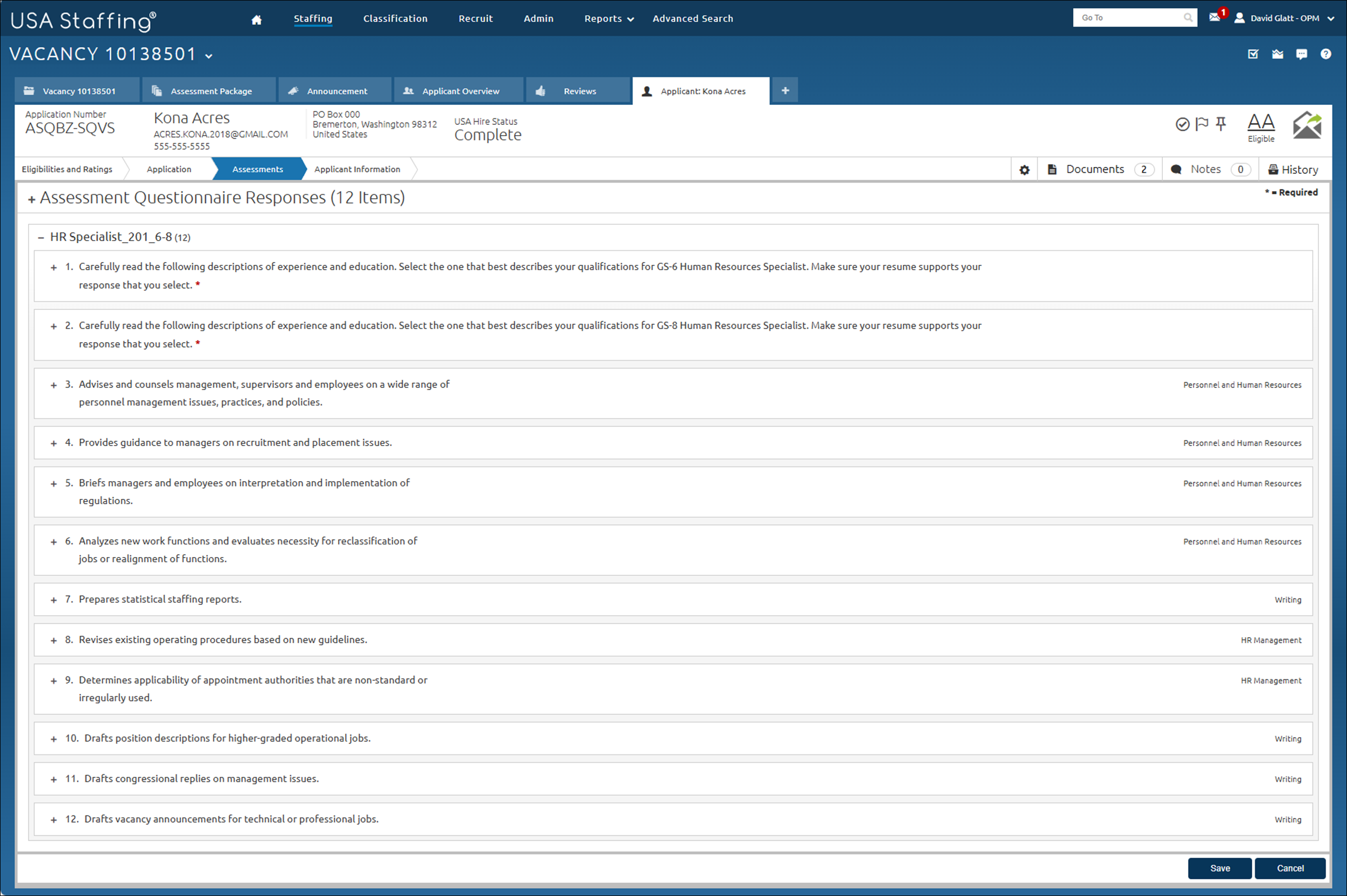 Applicant Assessment Overview – USA Staffing Online Help