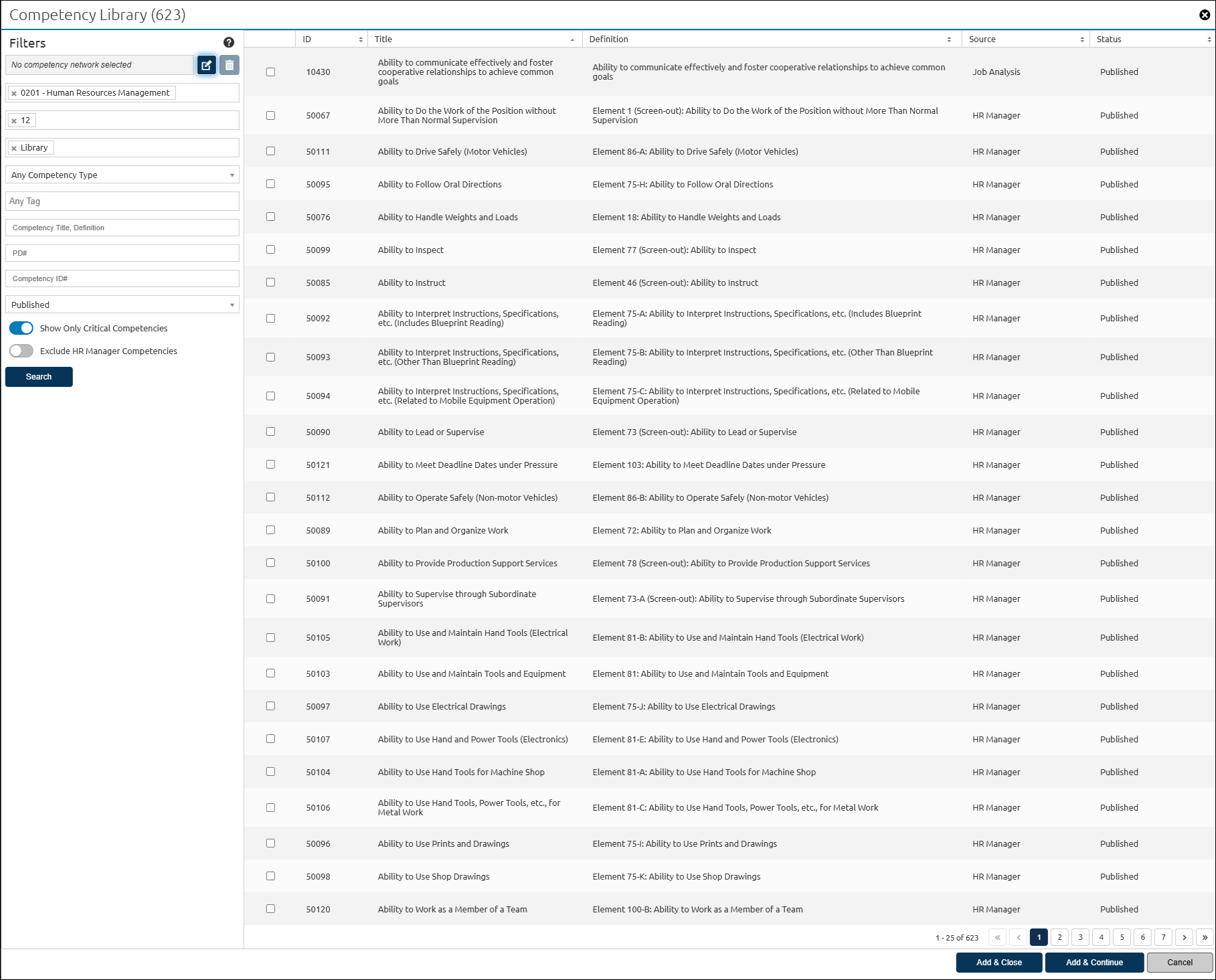Competency Library Overview – USA Staffing Online Help