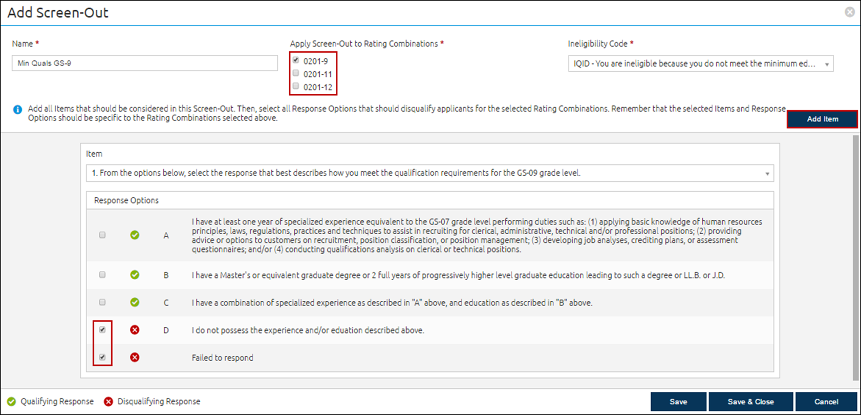 Setting up screen-out criteria for multi-grade assessments – USA ...
