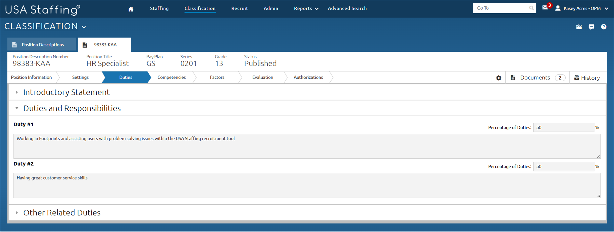 Position Description - Duties Overview – USA Staffing Online Help