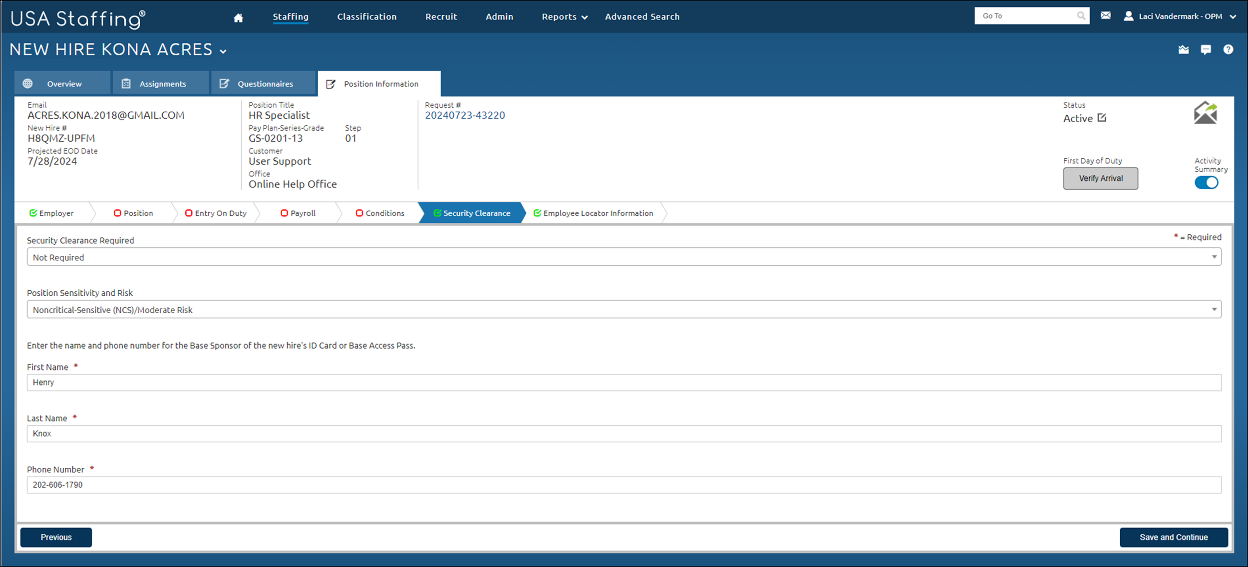 Position Information Questionnaire Overview – USA Staffing Online Help