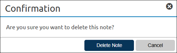 Deleting a note – USA Staffing Online Help