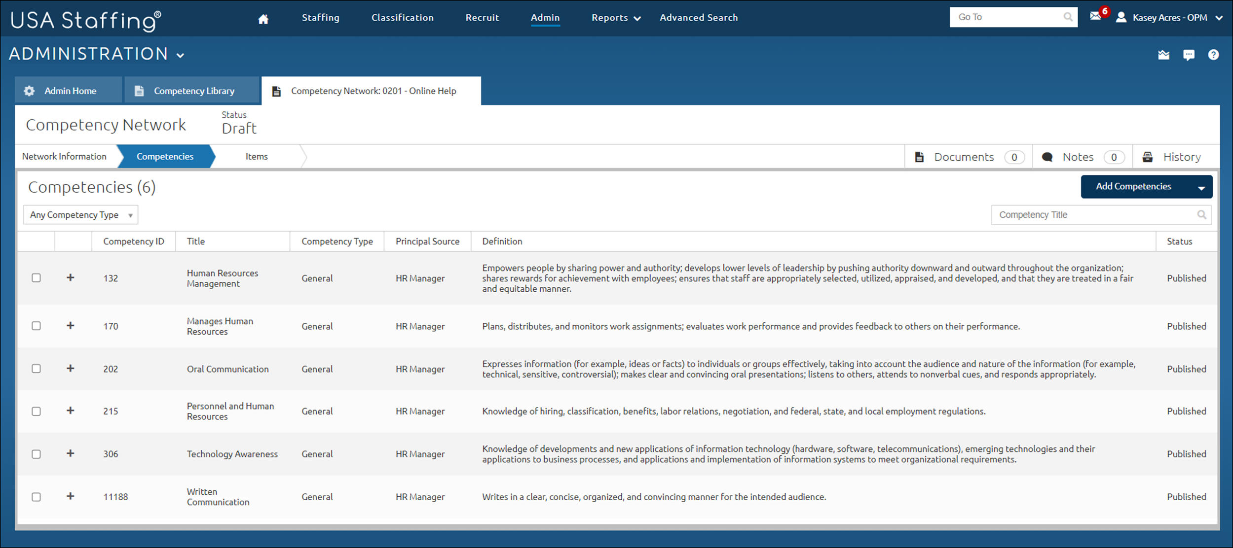Competency Network Library - Competencies Overview – USA Staffing ...