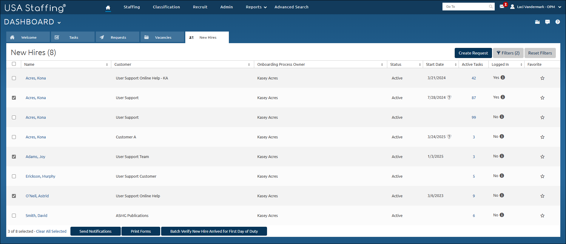 New Hires Overview – USA Staffing Online Help