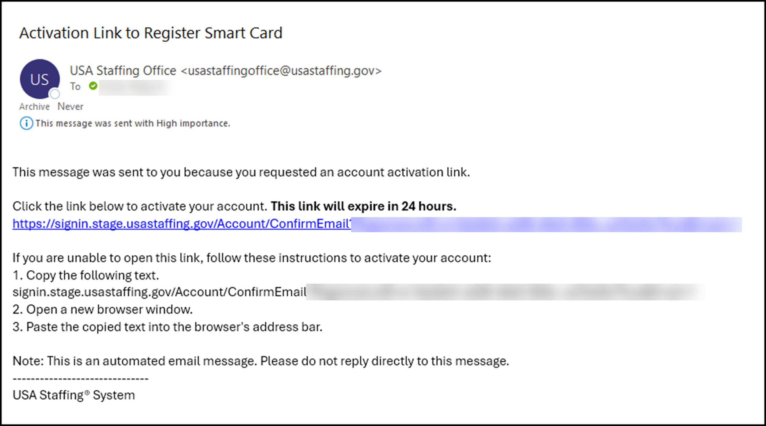 Registering your Smart Card – USA Staffing Online Help